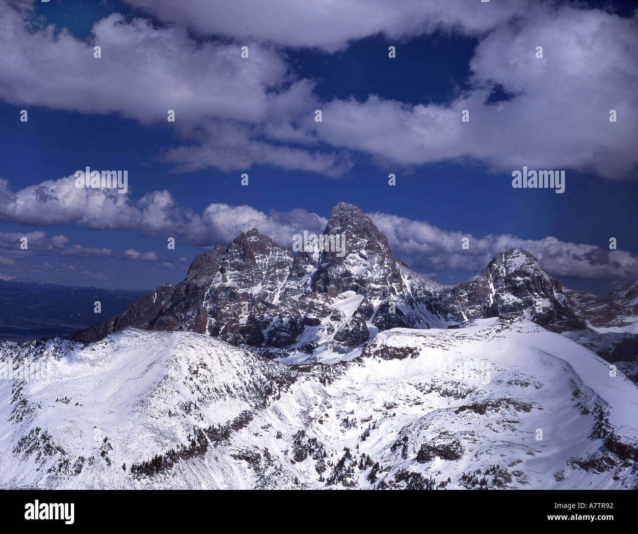 Aerial view grand teton mountain hi-res stock photography and images ...