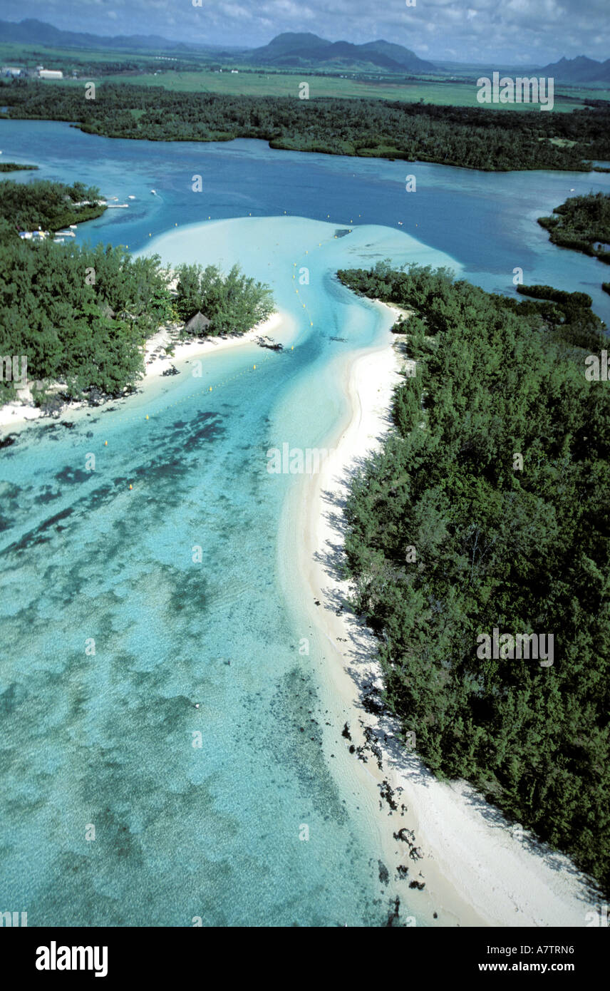 Ile aux cerfs aerial view hi-res stock photography and images - Alamy