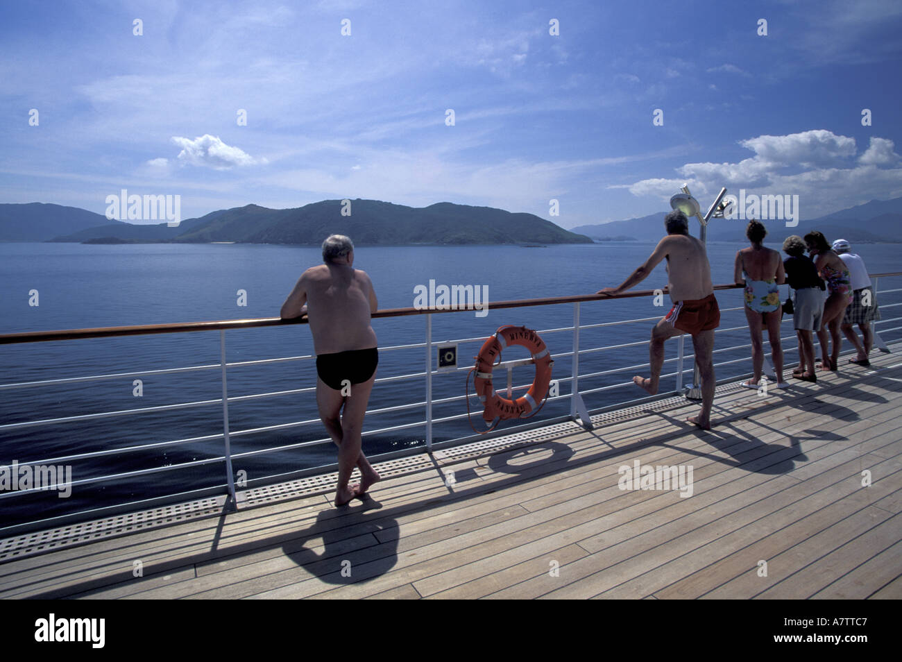 Deck of minerva cruise ship hi-res stock photography and images - Alamy
