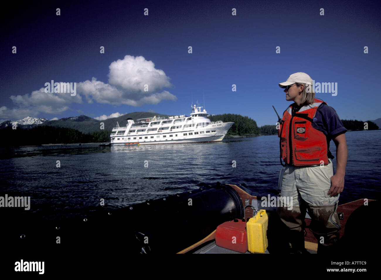 Alaska zodiac tour hi-res stock photography and images - Alamy