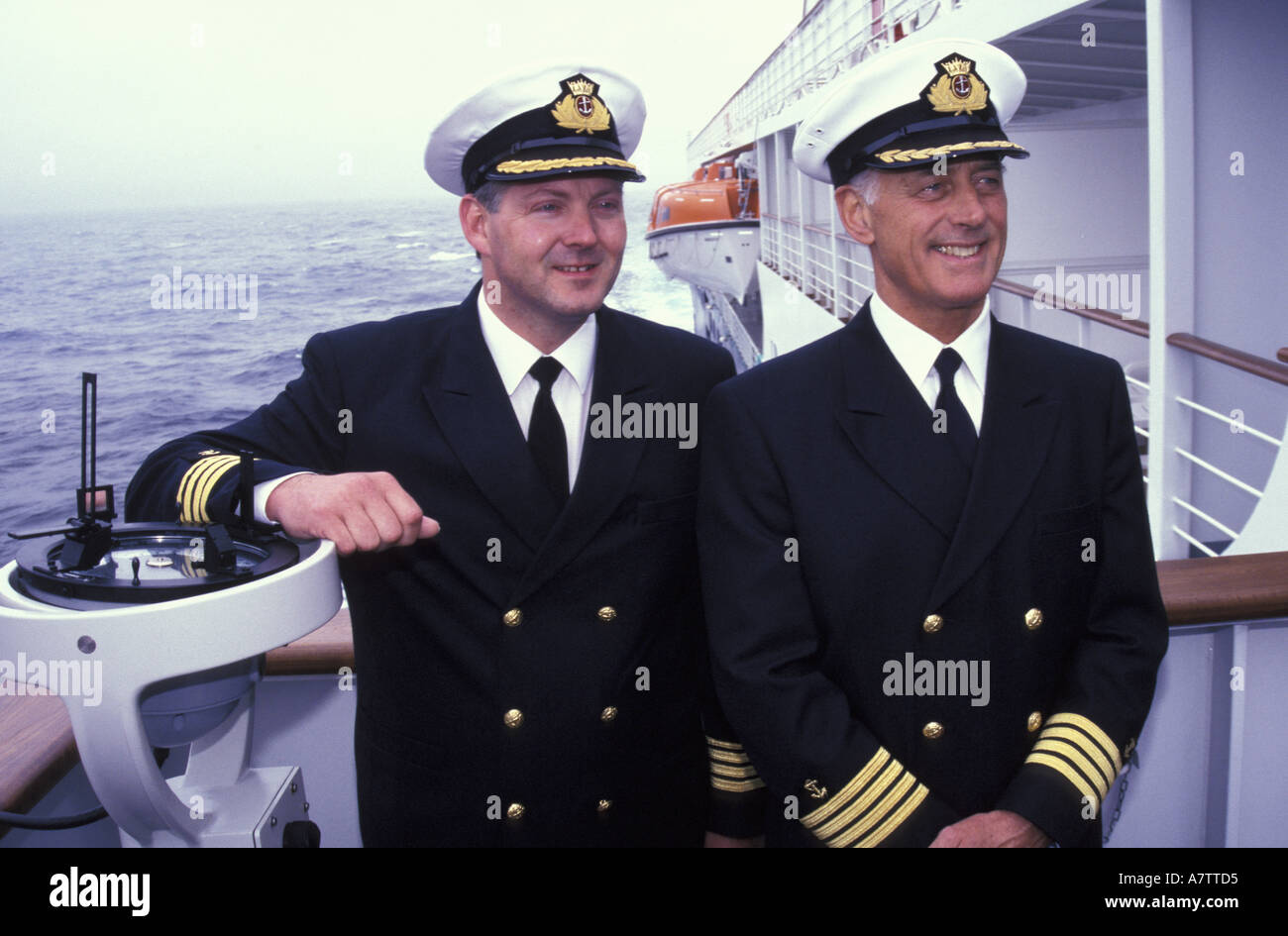 Ship's captains, M.V. Minerva. Cruising (MR Stock Photo - Alamy