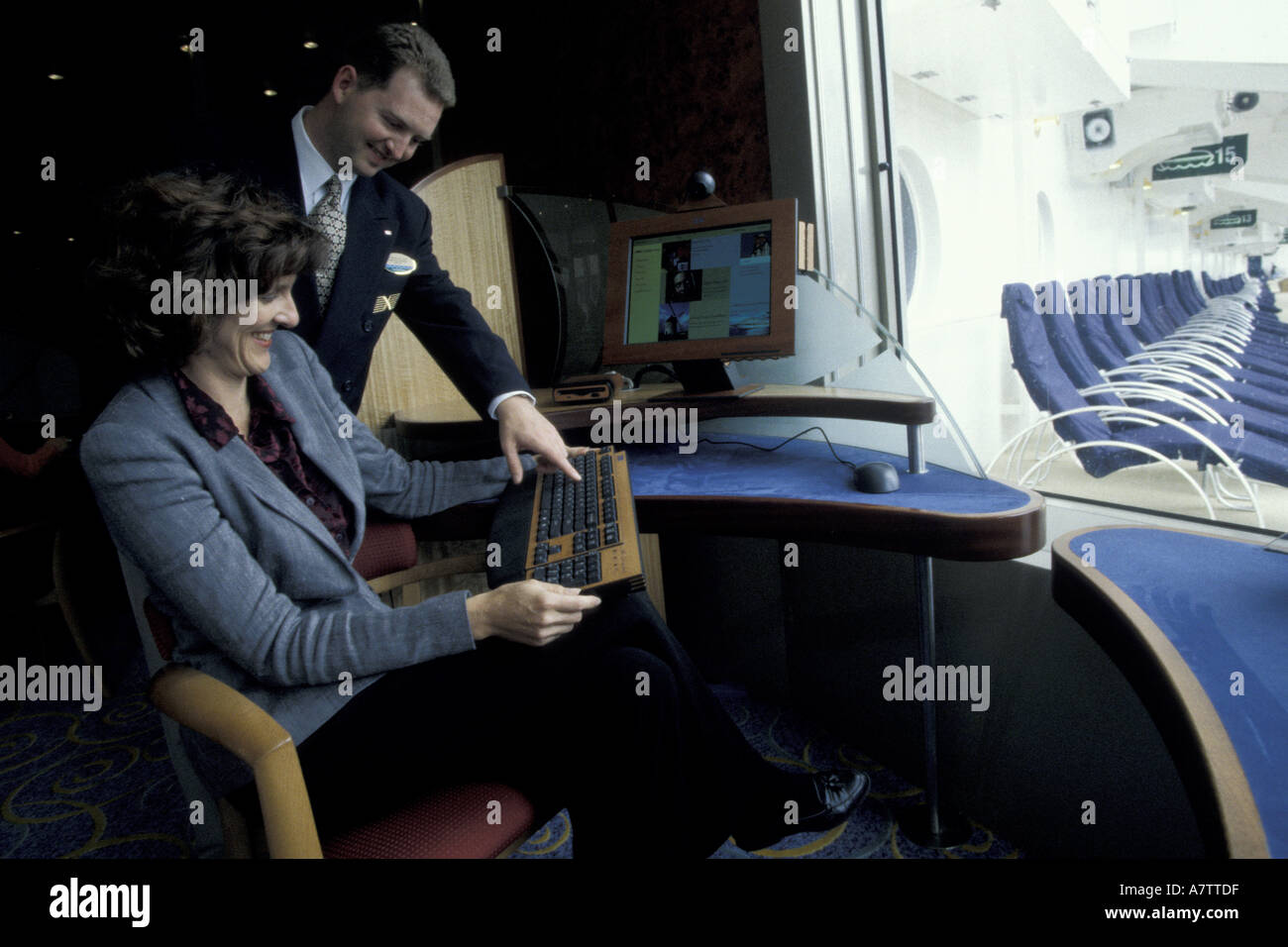 Internet cafe with 18 computer stations and instructor, Celebrity ...