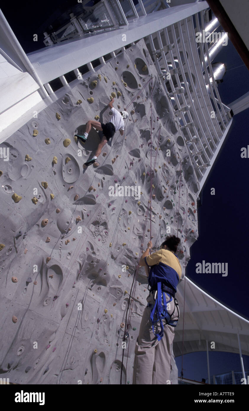 Rock climbing wall cruise ship hi-res stock photography and images - Alamy