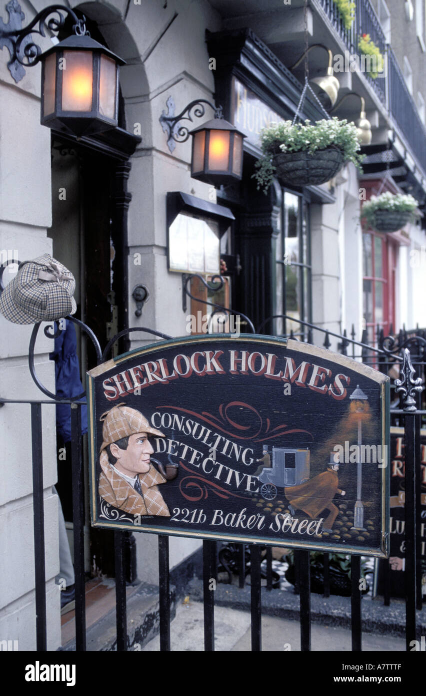 United Kingdom, London, Baker Street, Sherlock Holmes museum Stock ...