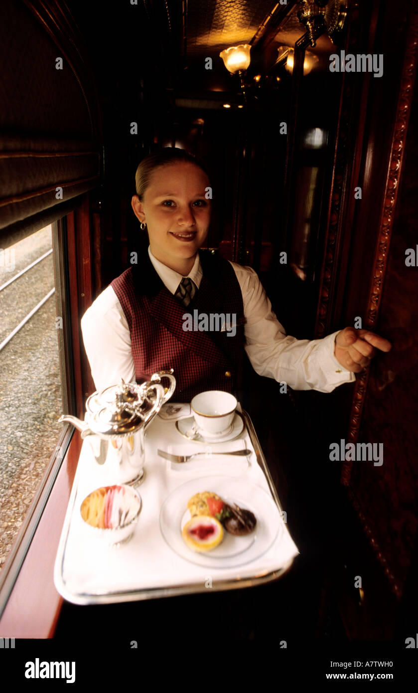 Australia, Queensland, Great South Pacific Express train (luxury train ...