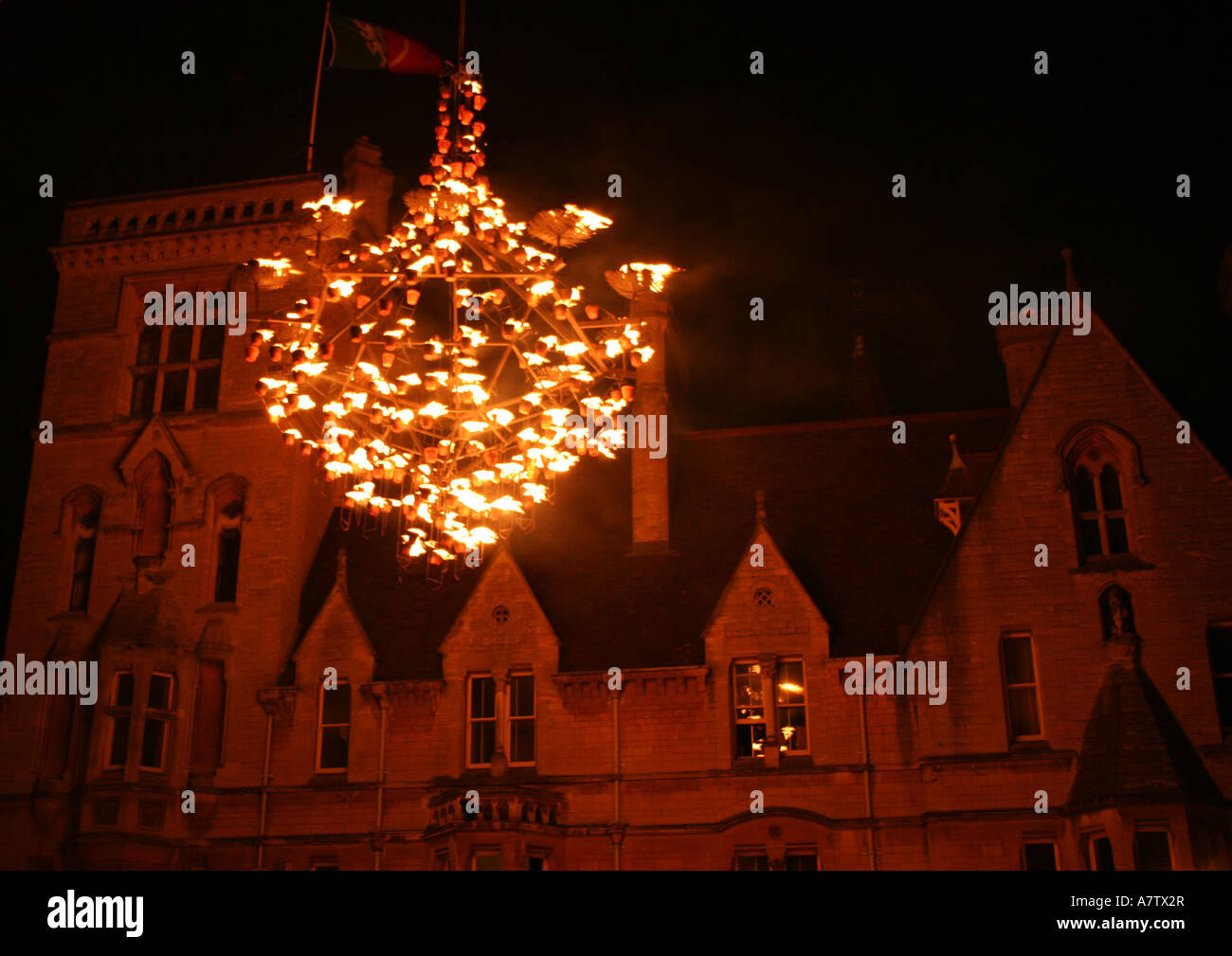 Luminox festival lights in Oxford on 17th march 2007 to celebrate 1000 ...