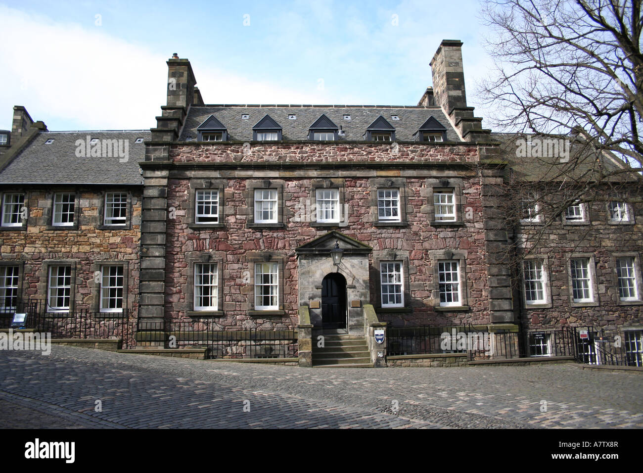 One of the buildings that makes up Edinburgh castle Scotland April 2007 ...