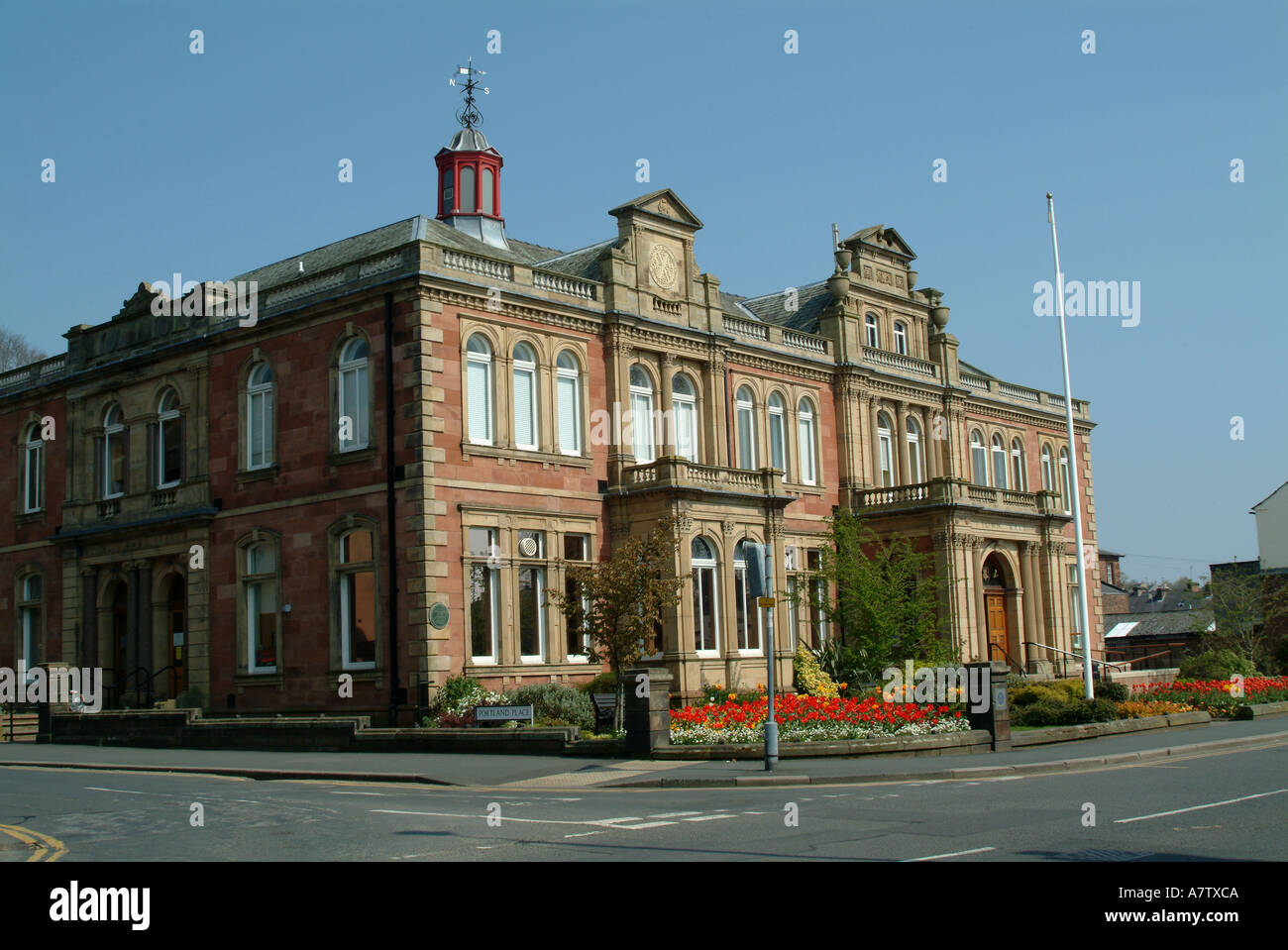 Town Hall Penrith Cumbria England UK Stock Photo - Alamy