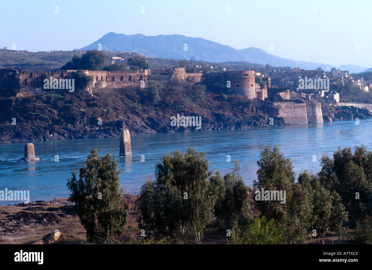 Fort at waterfront, Attock, Punjab, Pakistan Stock Photo - Alamy