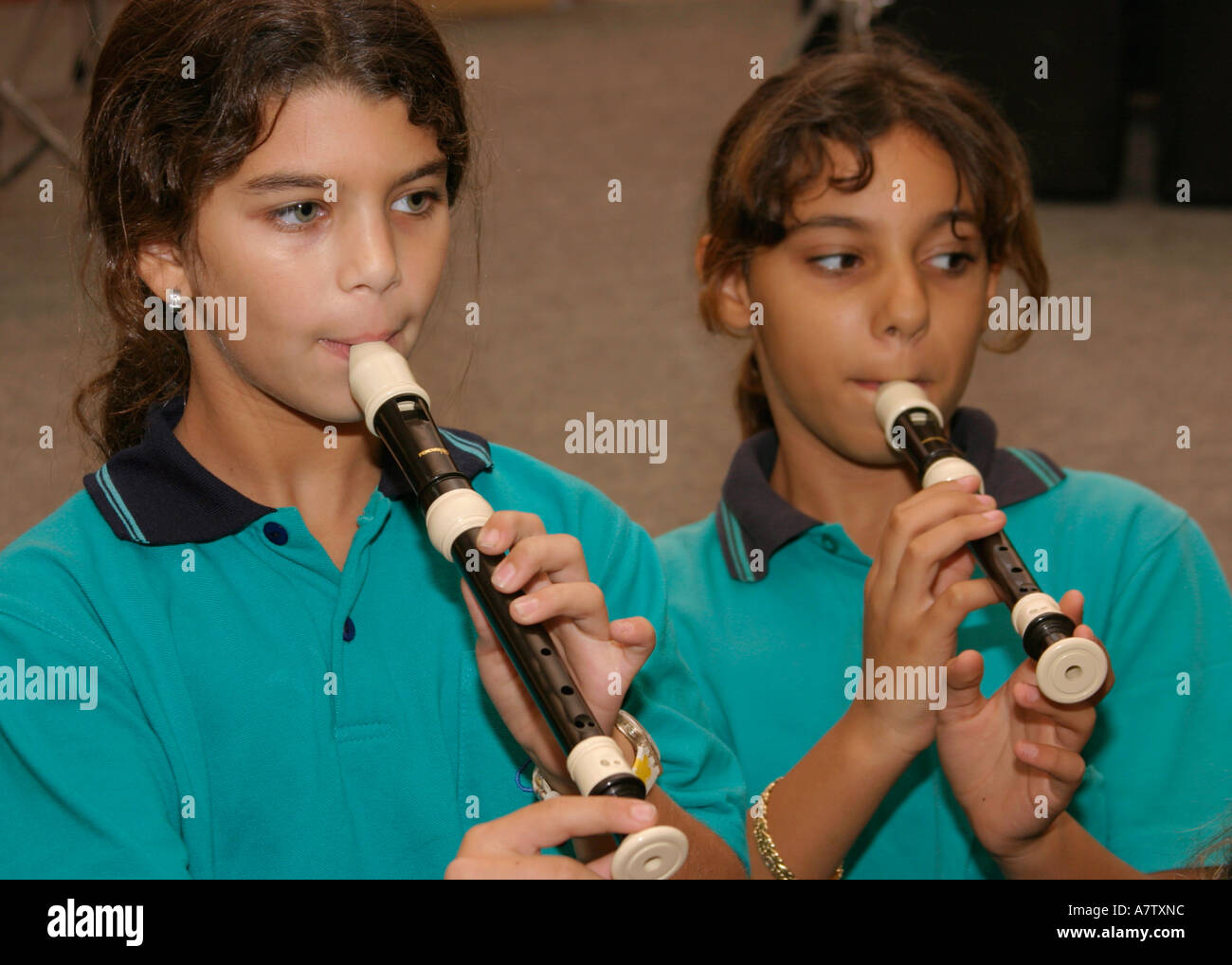 Recorder instrument classroom hi-res stock photography and images - Alamy