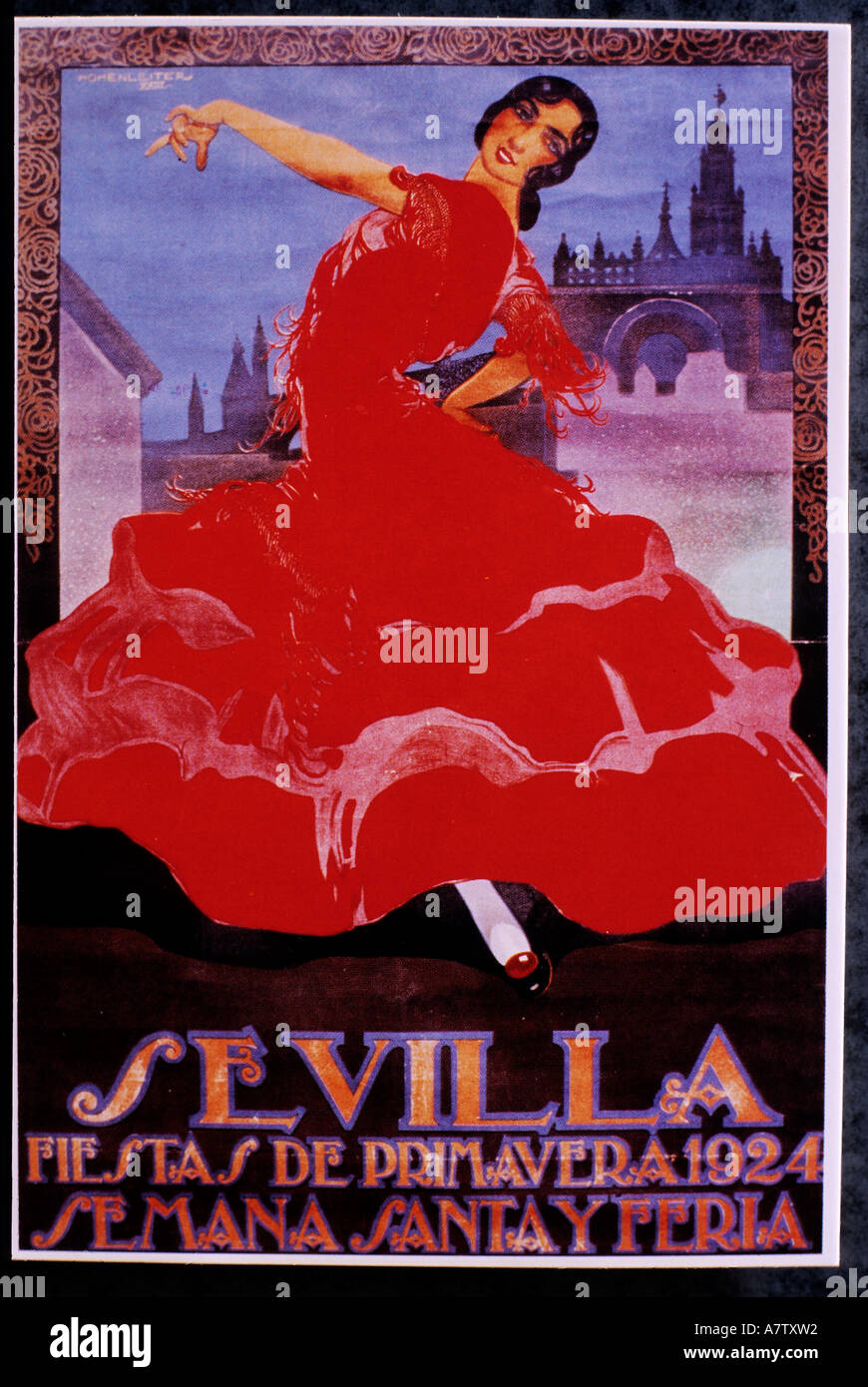 Spain poster hi-res stock photography and images - Alamy
