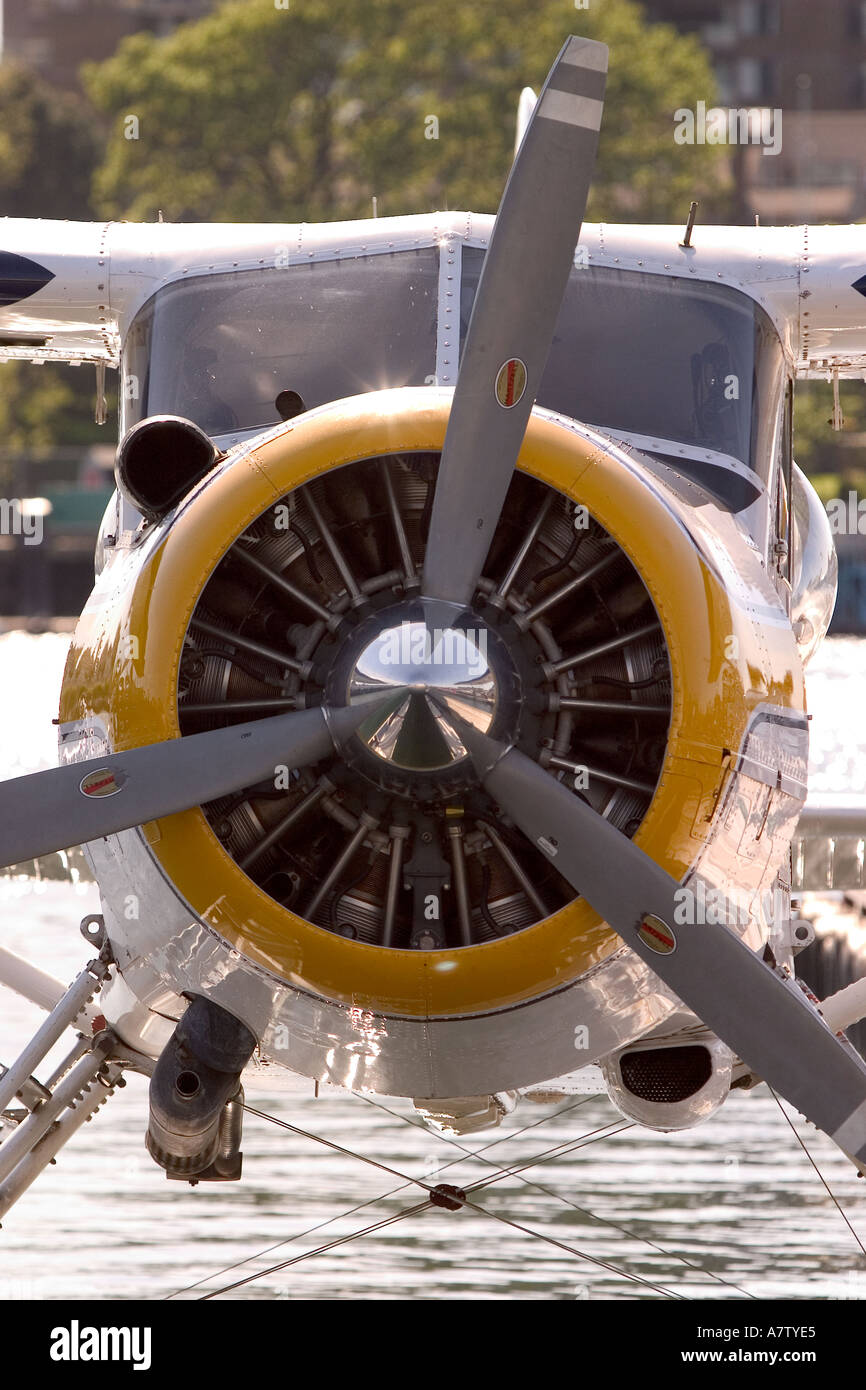 Front view of a docked floatplane Stock Photo - Alamy