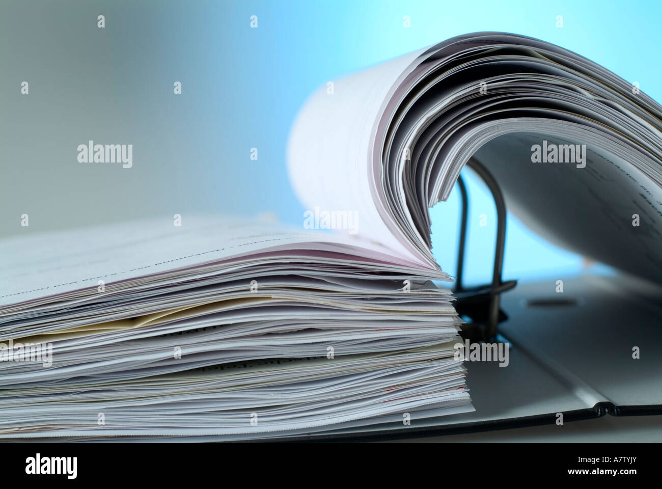 Close-up of open file Stock Photo - Alamy