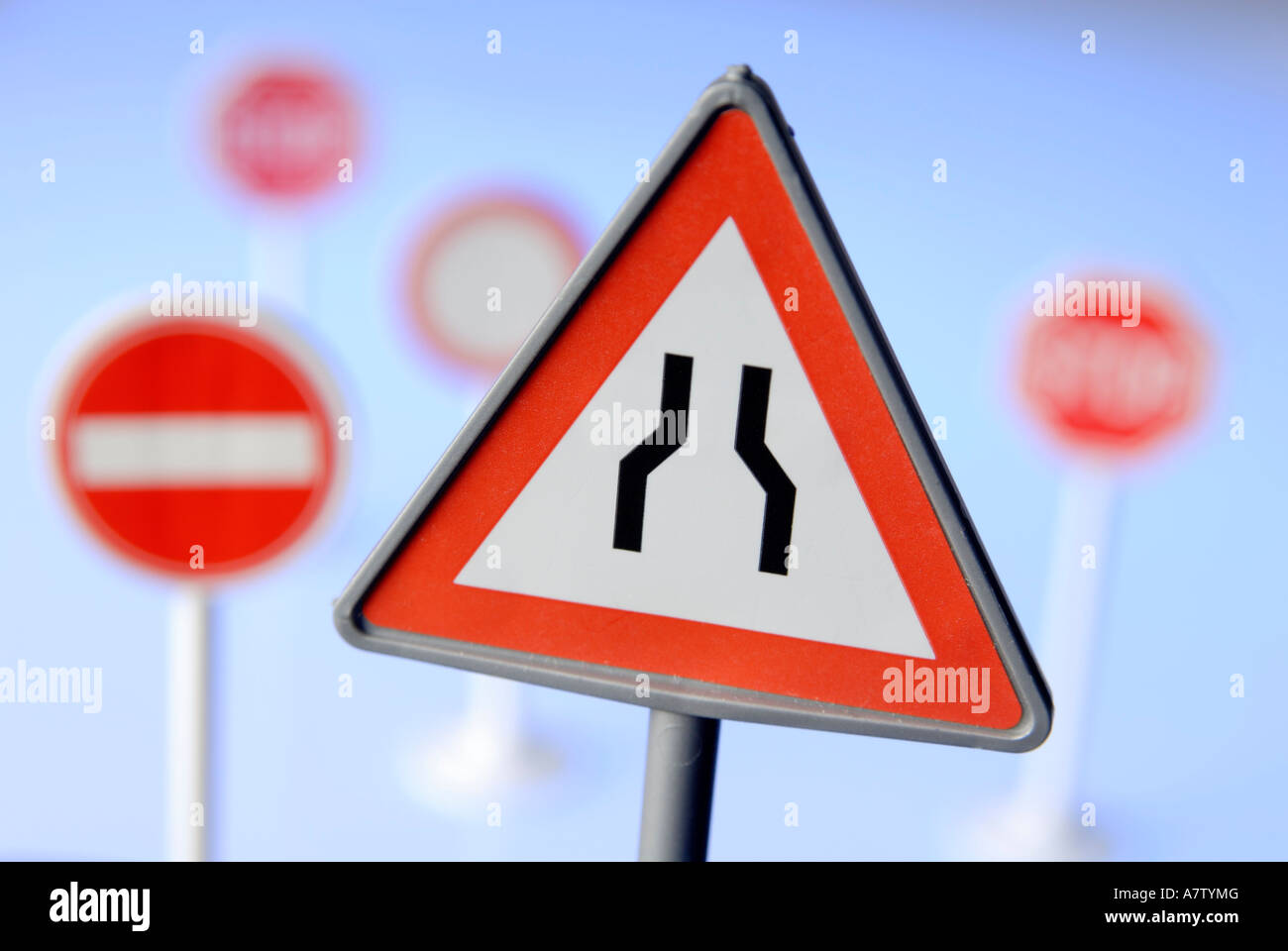 Close-up of road sign Stock Photo - Alamy