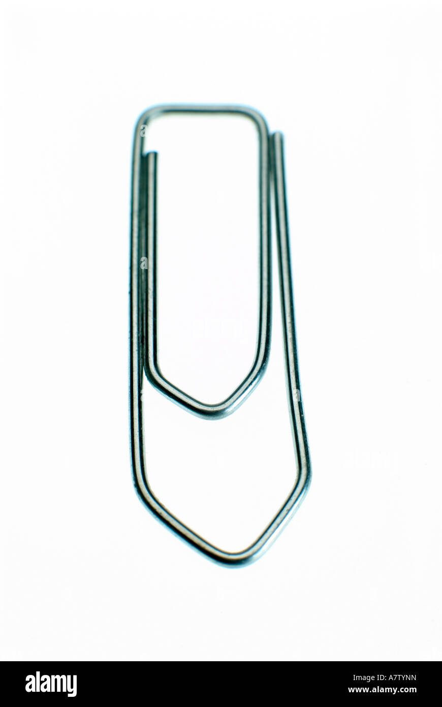 Close-up of paper clip Stock Photo - Alamy