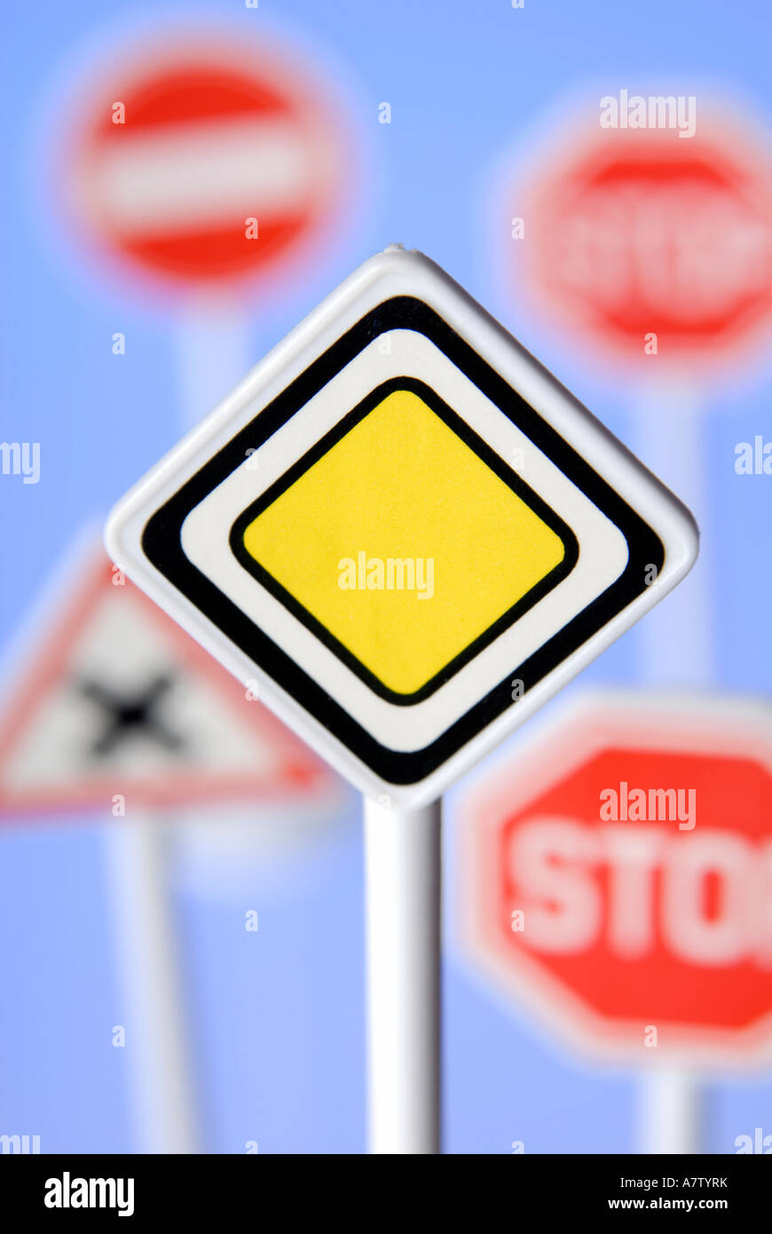 Close-up of road sign Stock Photo - Alamy