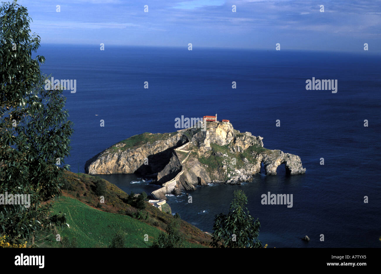 Spain, the Basque Country, Bakio Peninsula Stock Photo - Alamy