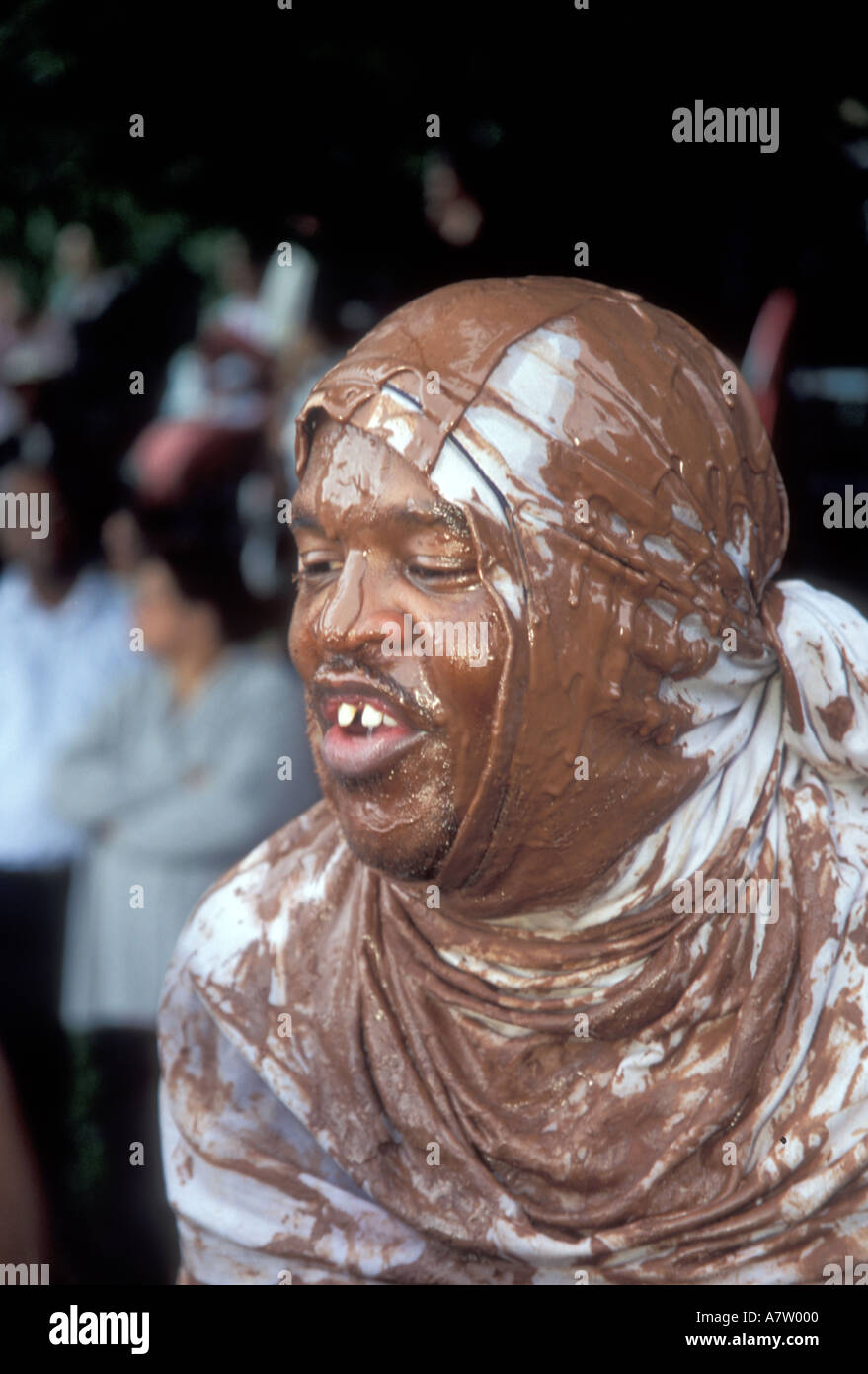 Guy Covered In Chocolate