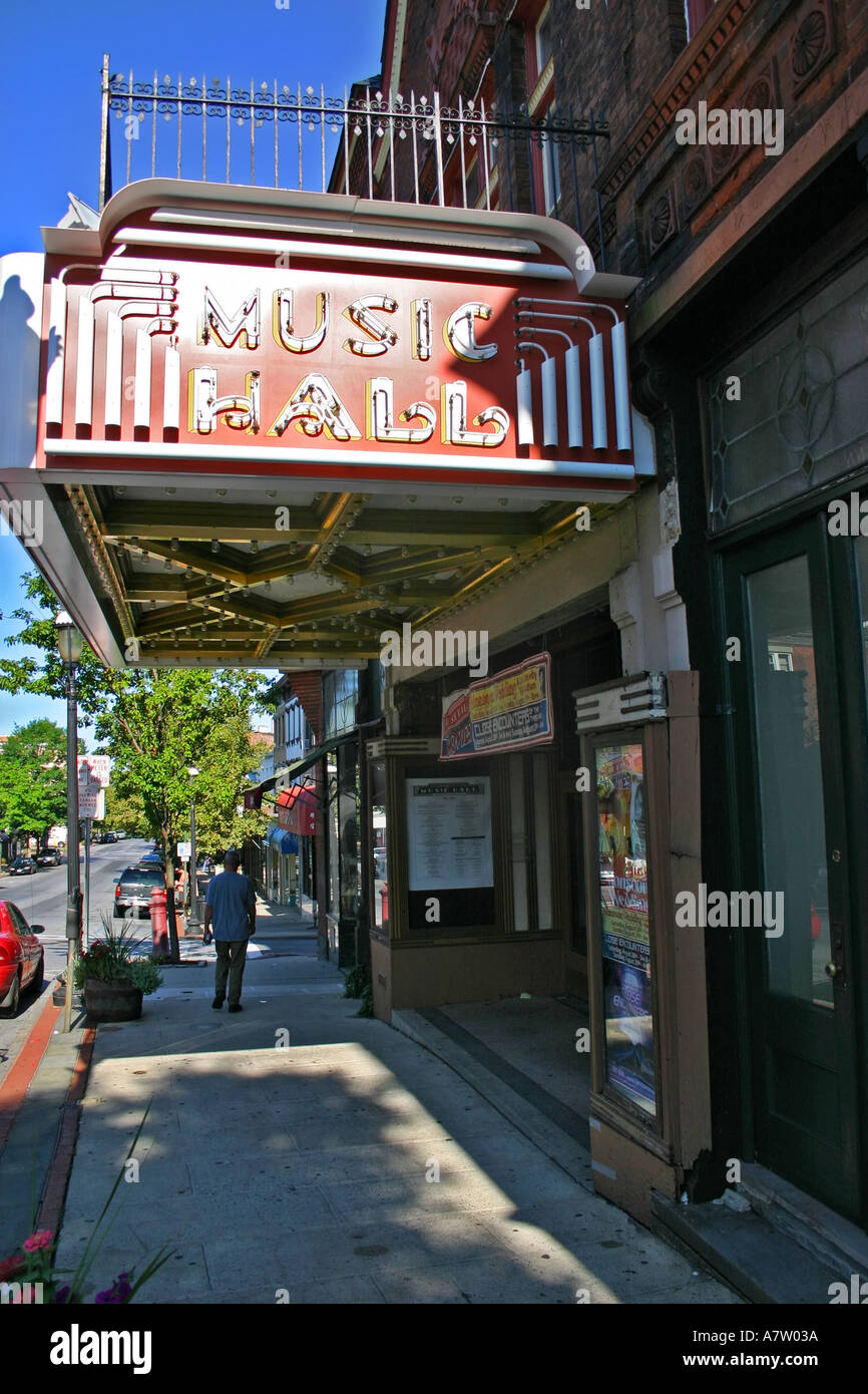 Old Music Hall Stock Photo - Alamy