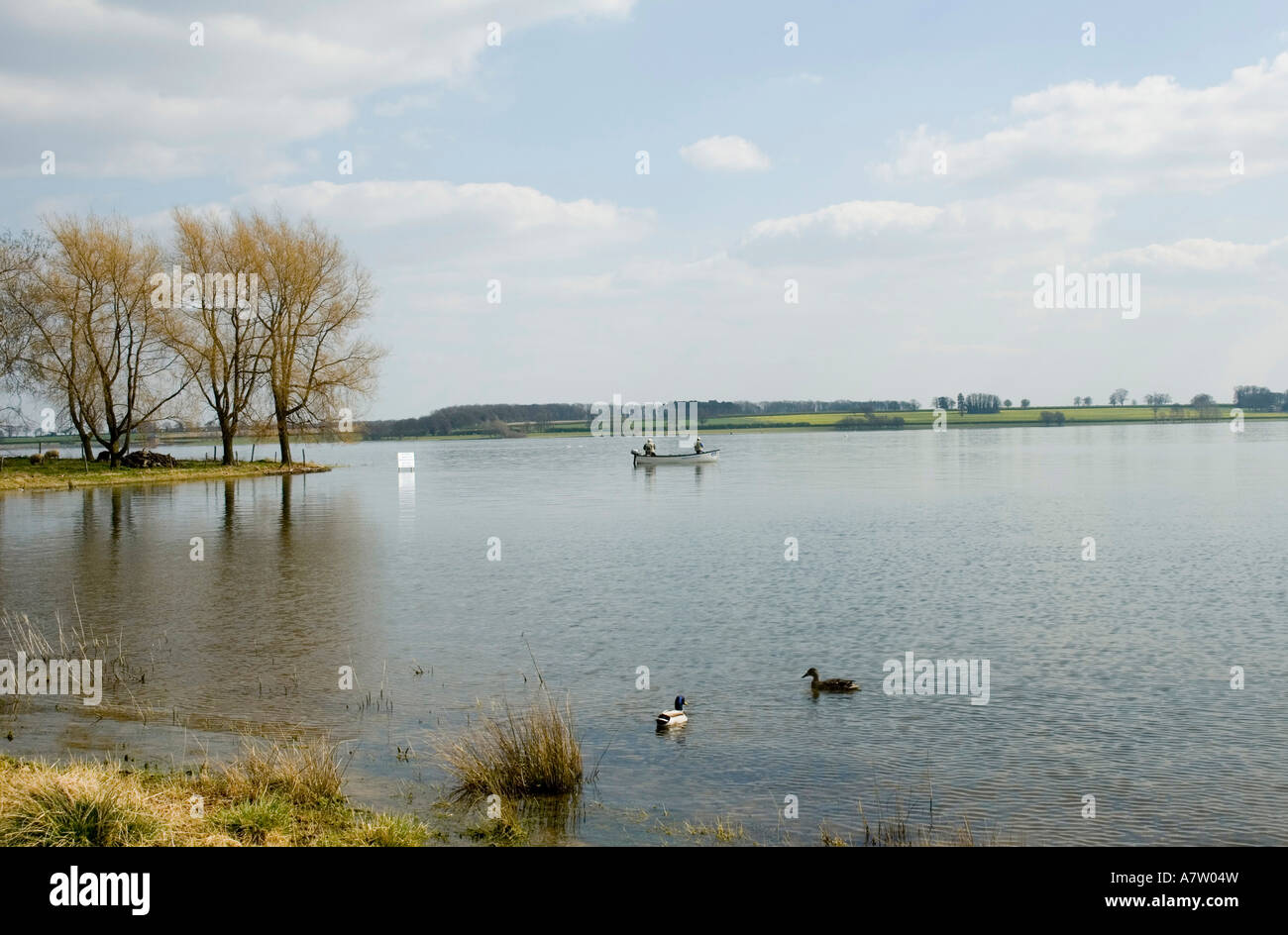A landscape View over Rutland Water Stock Photo - Alamy