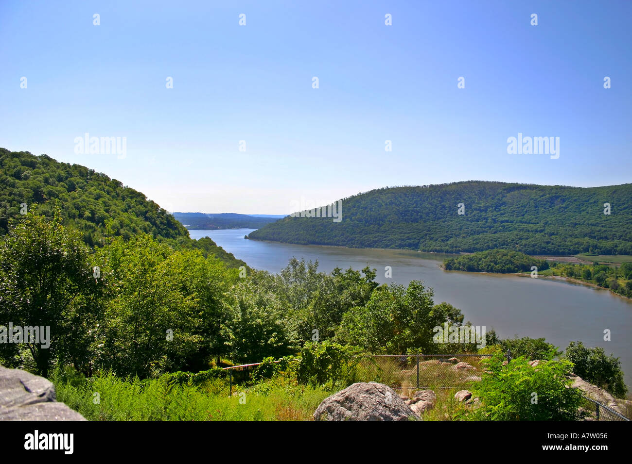 Overlooking the Hudson River Stock Photo - Alamy