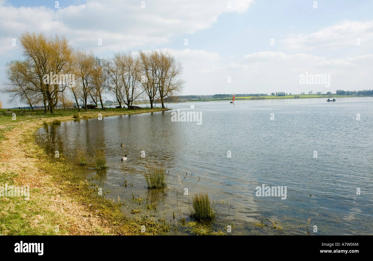 A landscape View over Rutland Water Stock Photo - Alamy