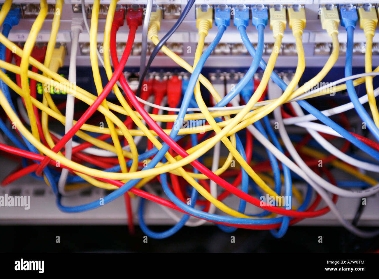 Home media cables hi-res stock photography and images - Alamy