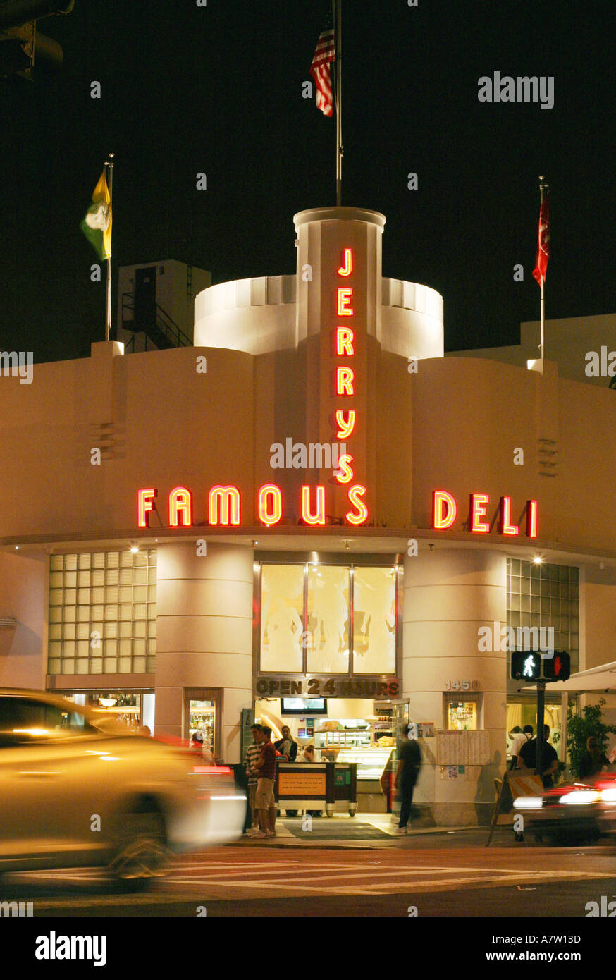 jeri s famous deli collins avenue south beach miami florida usa Stock ...