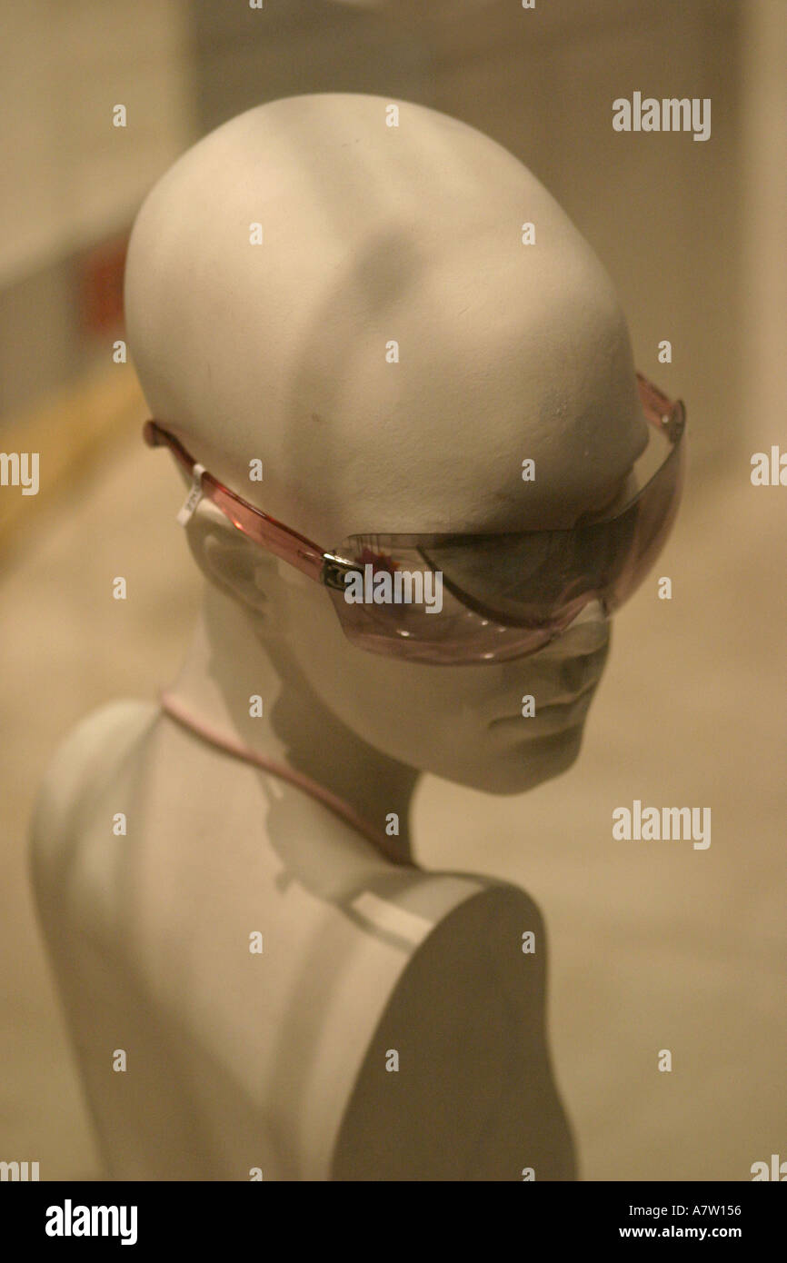 dummy head mannekin Horizontal Plastic Window display female Stock ...