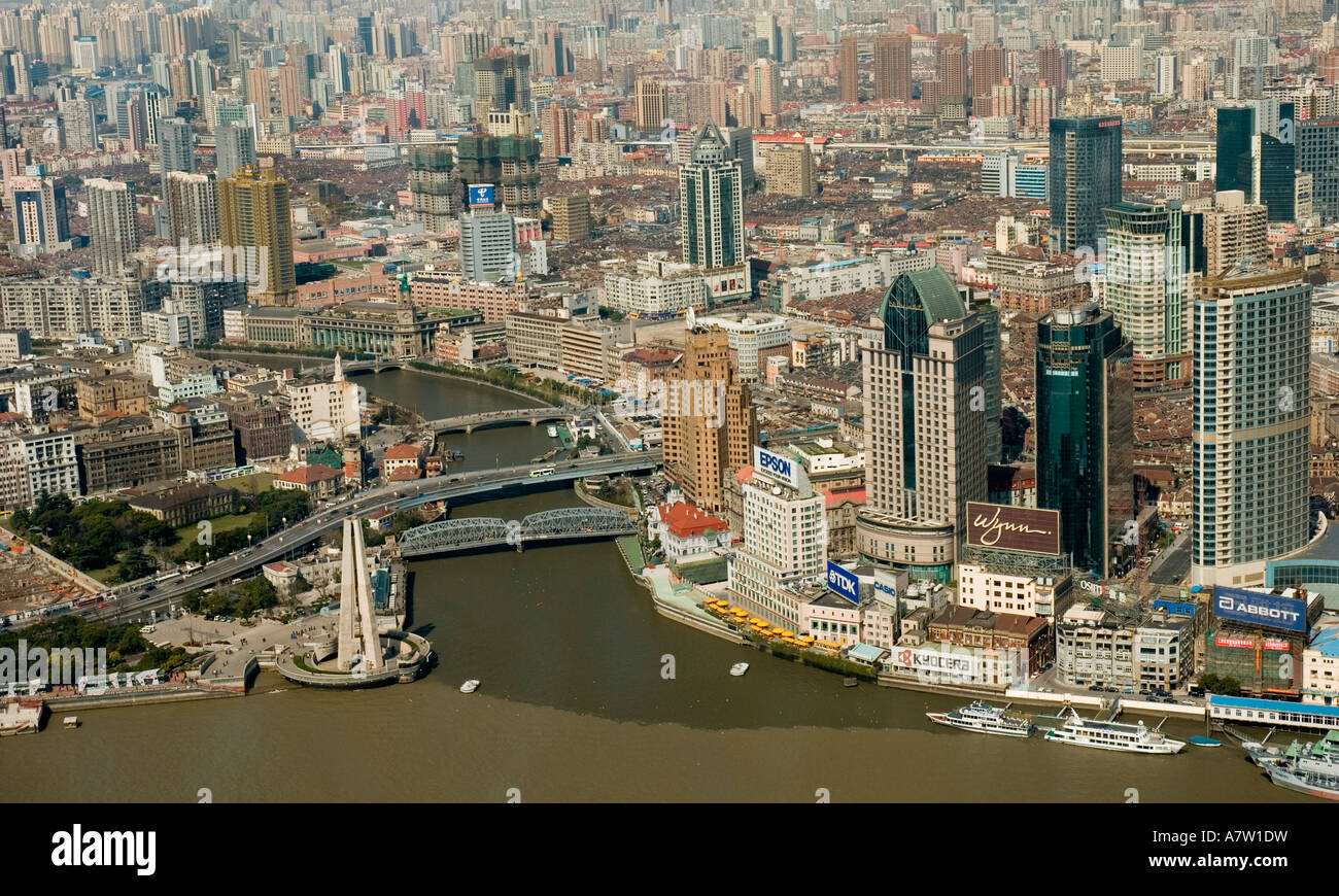 Huangpu River , Shanghai , China Stock Photo - Alamy