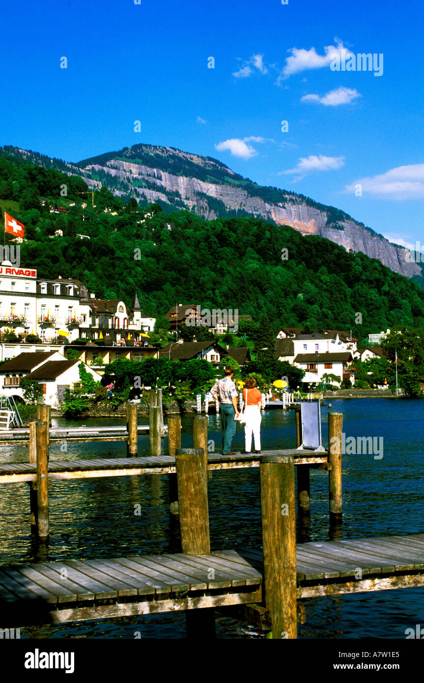 Weggis city hi-res stock photography and images - Alamy