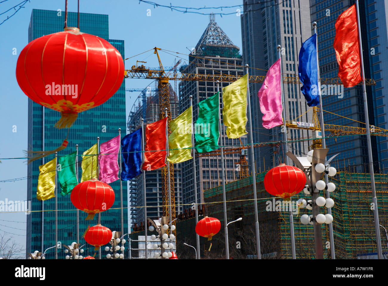 Colours of Shanghai Stock Photo - Alamy