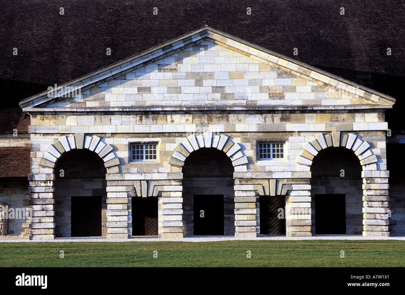 France, Doubs, Arc et Senans, Arc et Senans royal saline built by ...