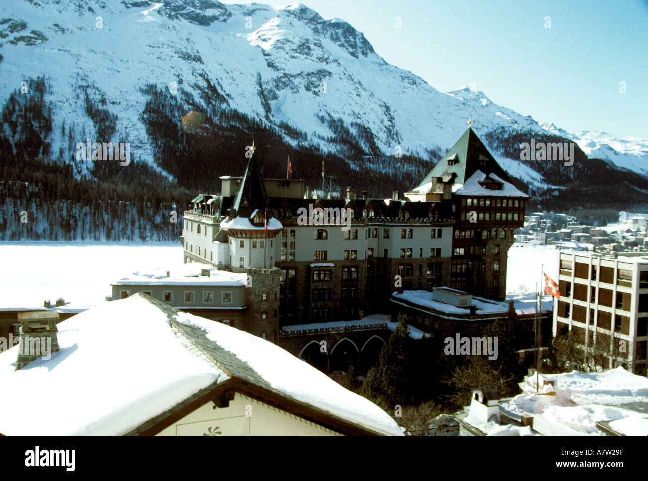 Badrutts Palace Hotel St Moritz Switzerland Stock Photo - Alamy