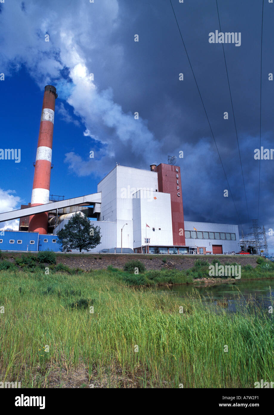 Grand Lake Power Generating Plant New Brunswick Canada Stock Photo - Alamy