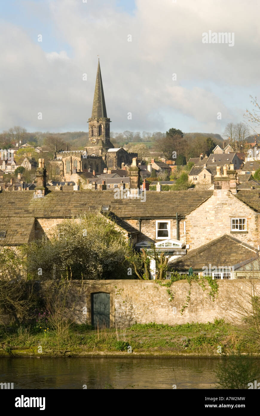 All Saints Church Bakewell Derbyshire UK Stock Photo - Alamy