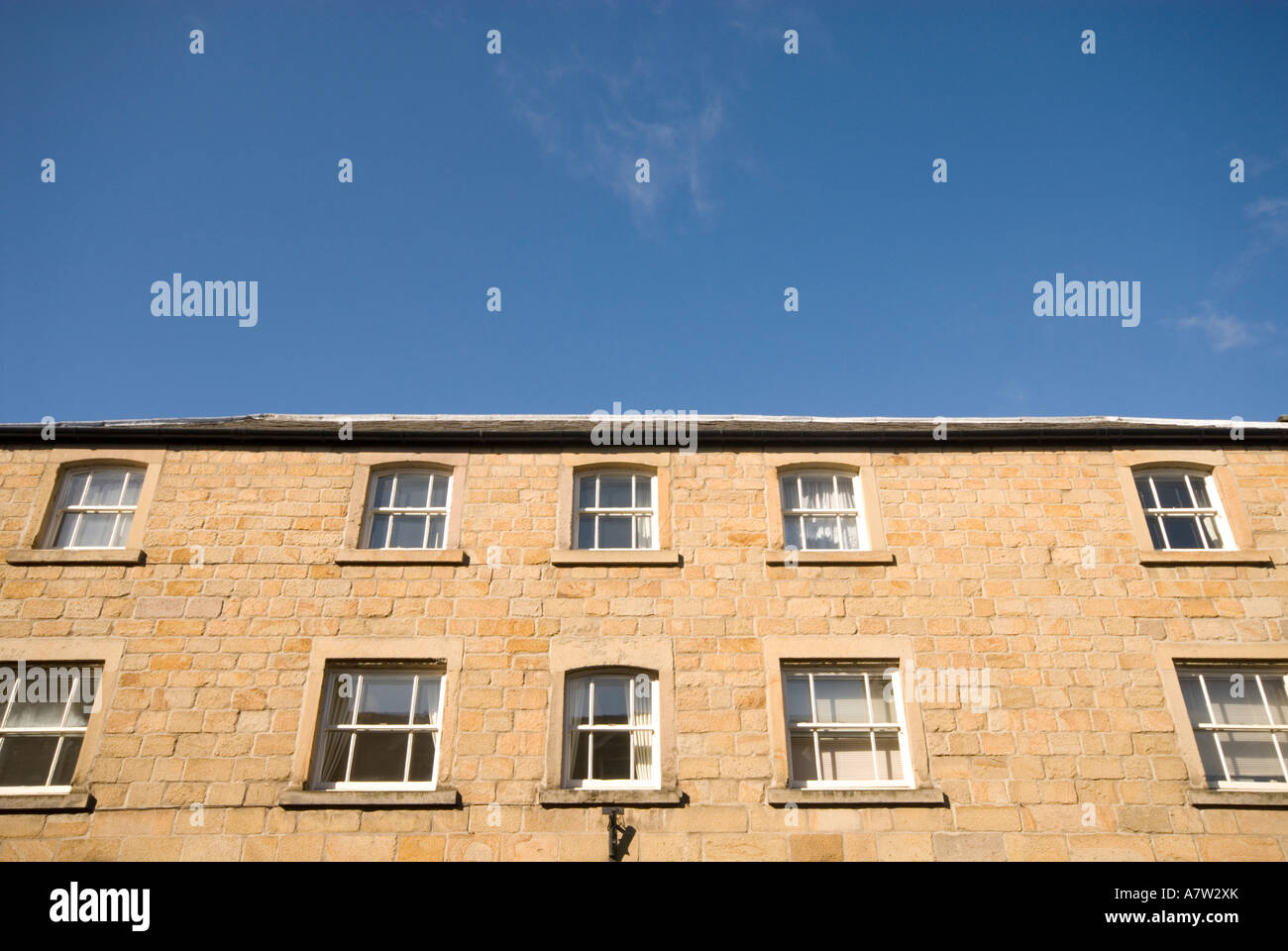 Row of Georgian Terrace Windows Stock Photo - Alamy