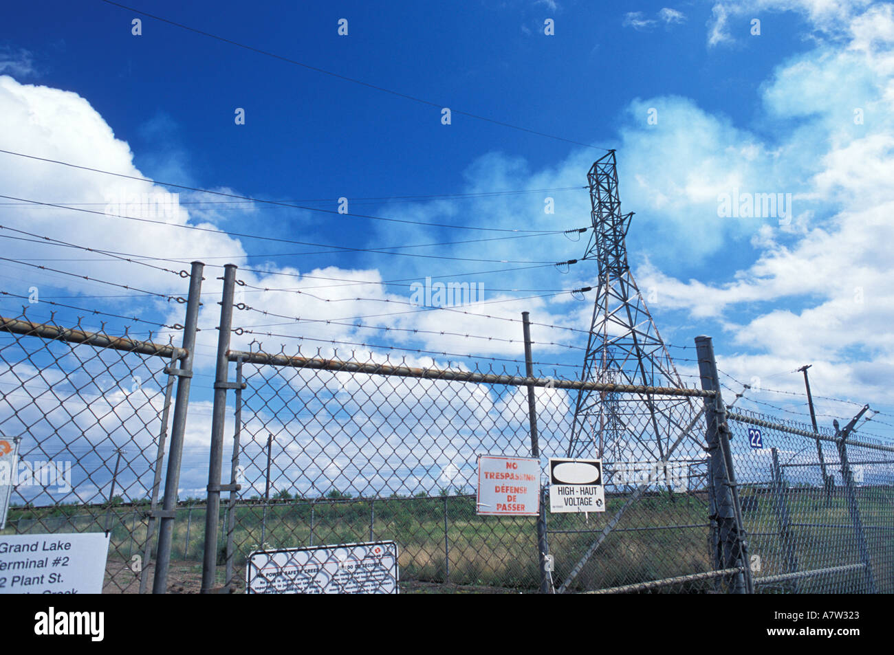 Transmission lines resisters and transformers for Grand Lake Power ...