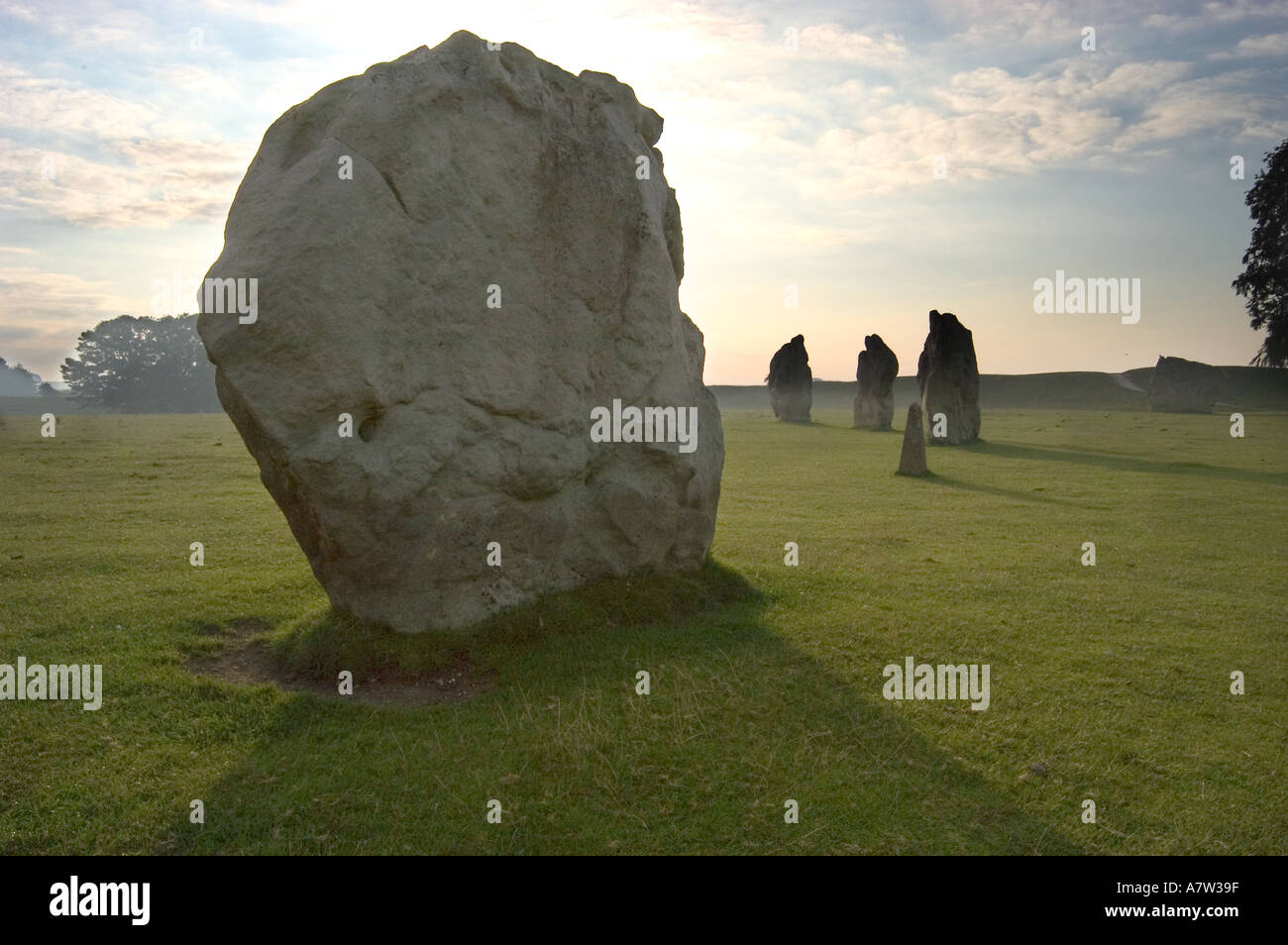 ancient stones at Avebury Stock Photo - Alamy