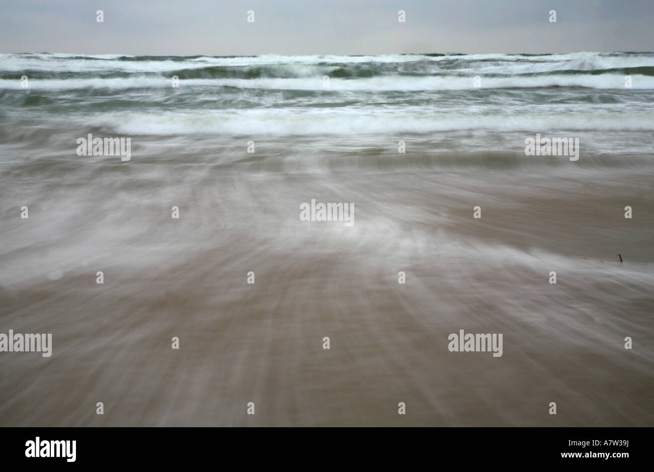 beach with surge, Germany, Ruegen, Binz Stock Photo - Alamy