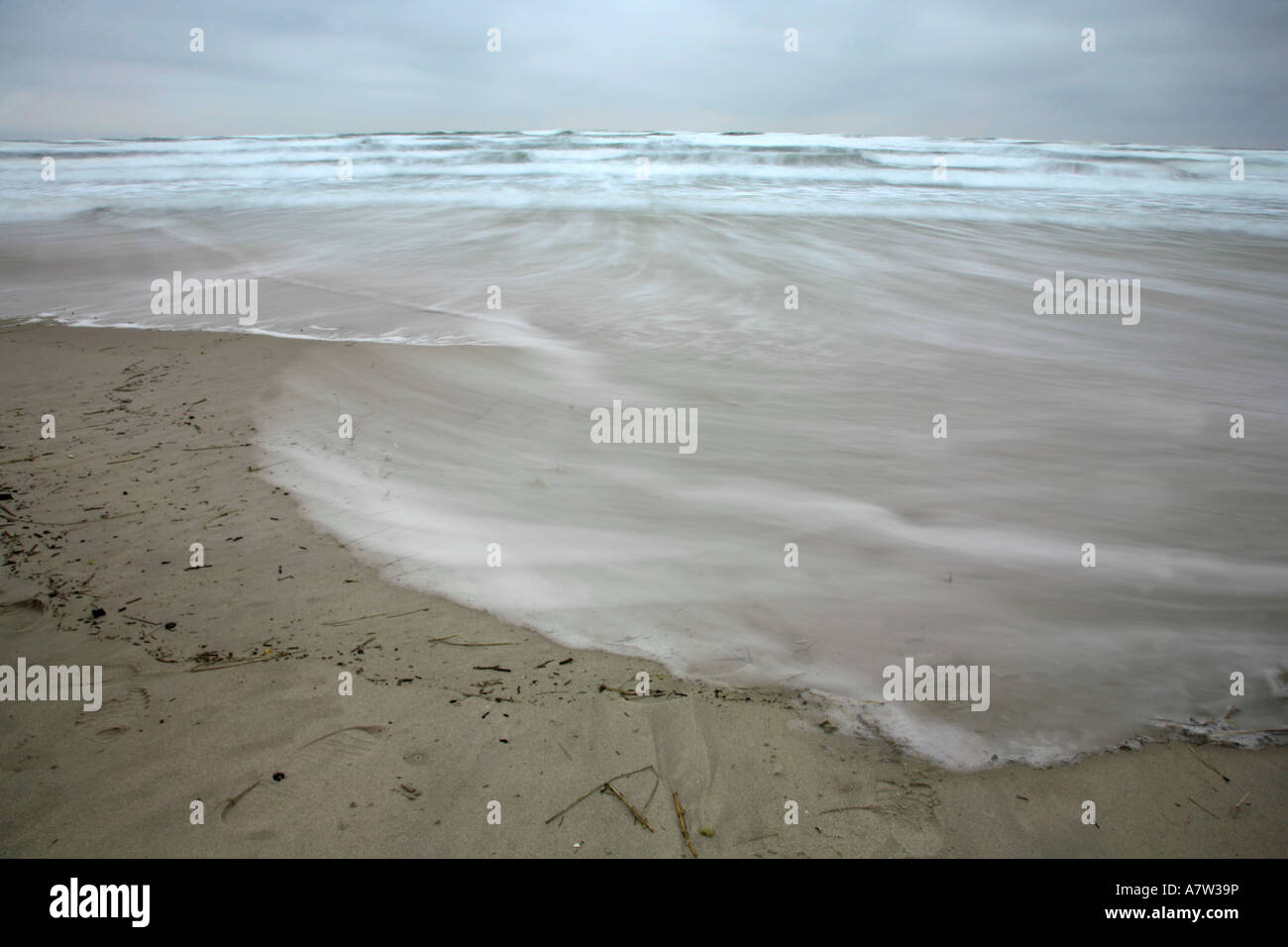 beach with surge, Germany, Ruegen, Binz Stock Photo - Alamy