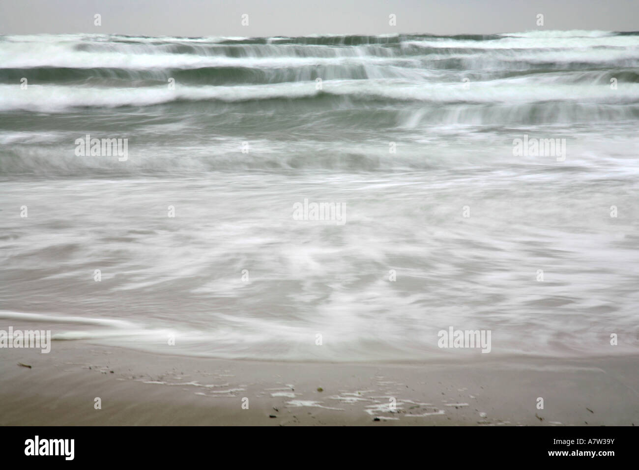 beach with surge, Germany, Ruegen, Binz Stock Photo - Alamy