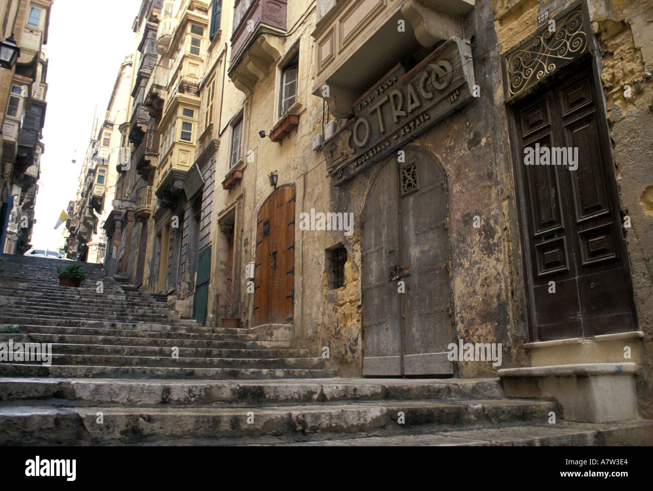 Valetta steps hi-res stock photography and images - Alamy