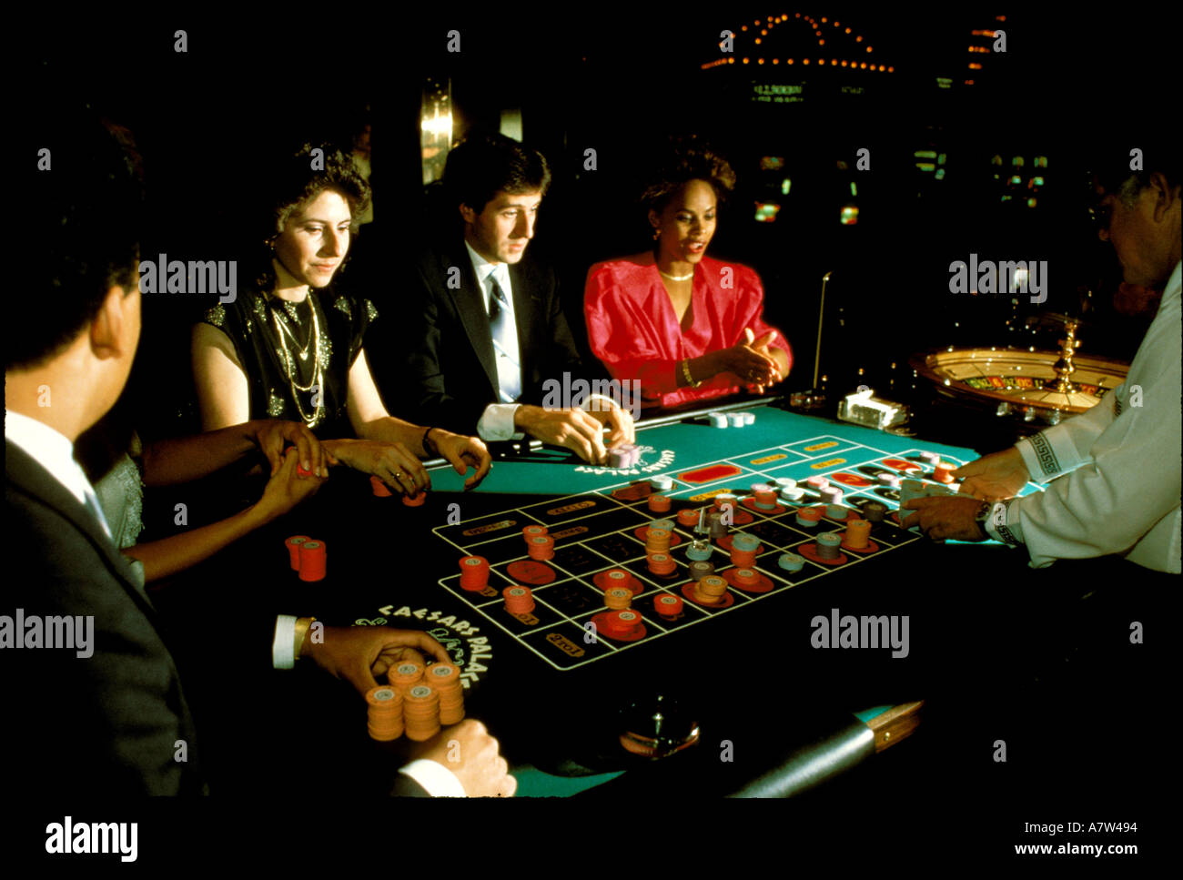 Gamblers roulette wheel hi-res stock photography and images - Alamy