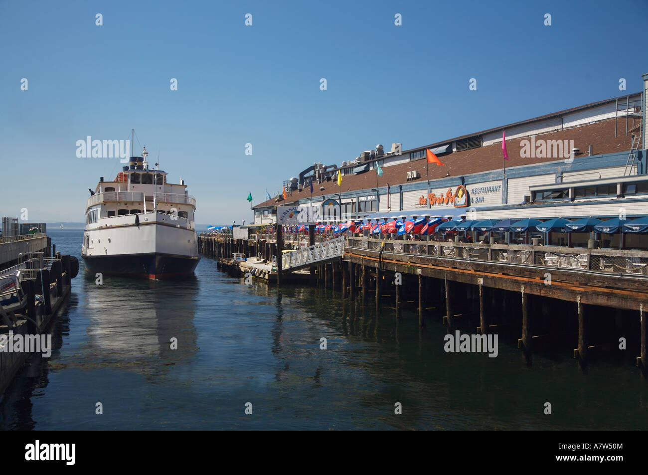 Victoria Clipper Ferry, Seattle, Washington, USA Stock Photo - Alamy