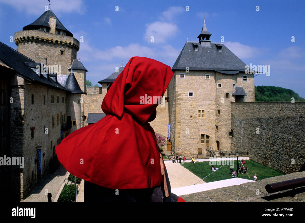 France, Moselle, Malbrouck castle Stock Photo - Alamy