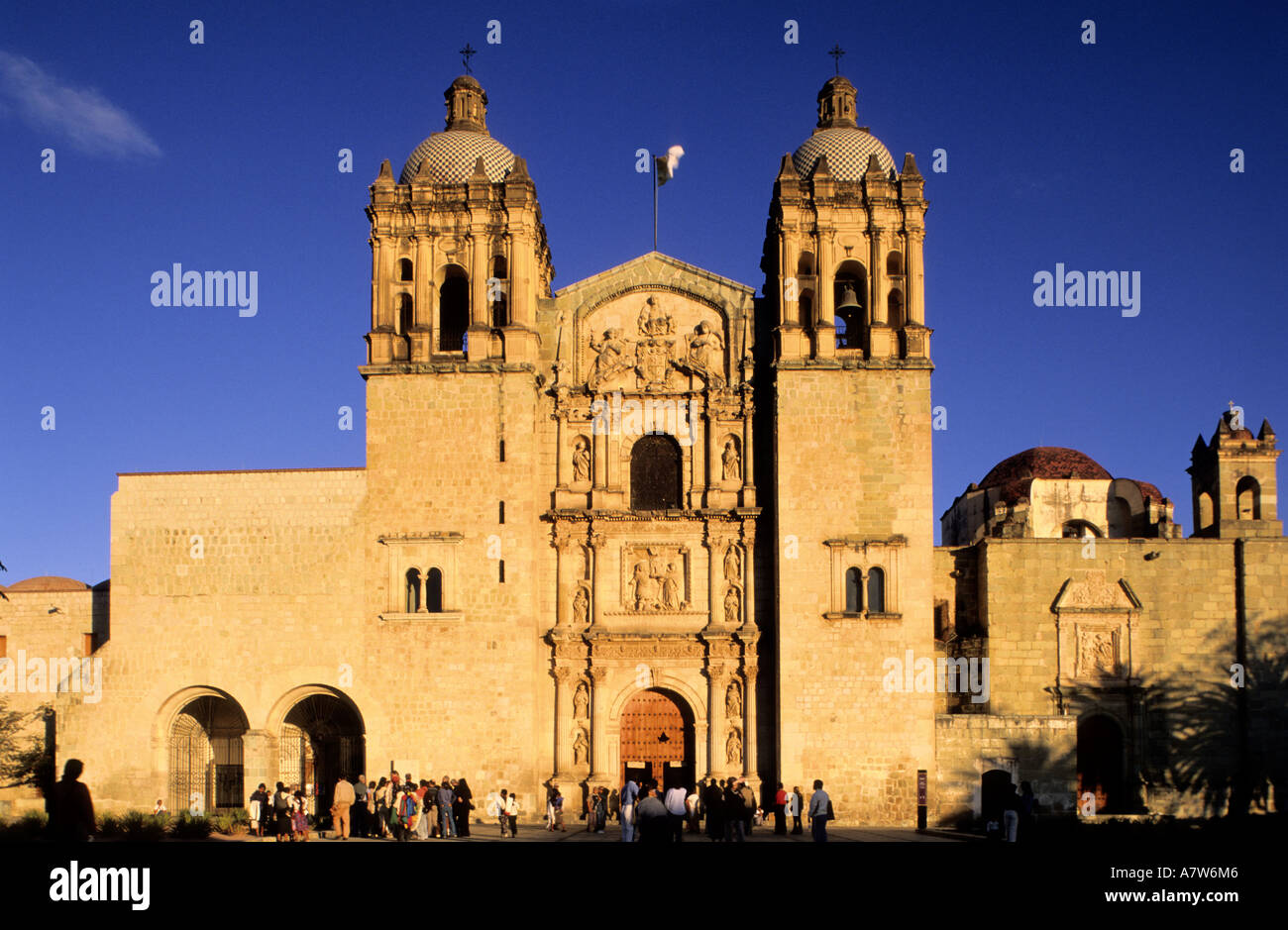 Mexico, Oaxaca State, Oaxaca city, Santo Domingo church pediment Stock ...