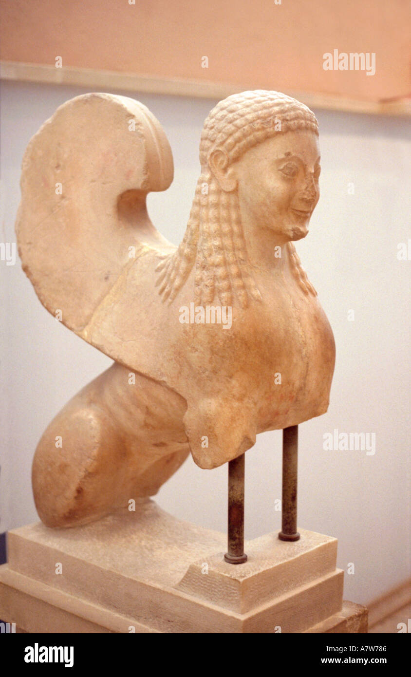 Statue sphinx athens hi-res stock photography and images - Alamy