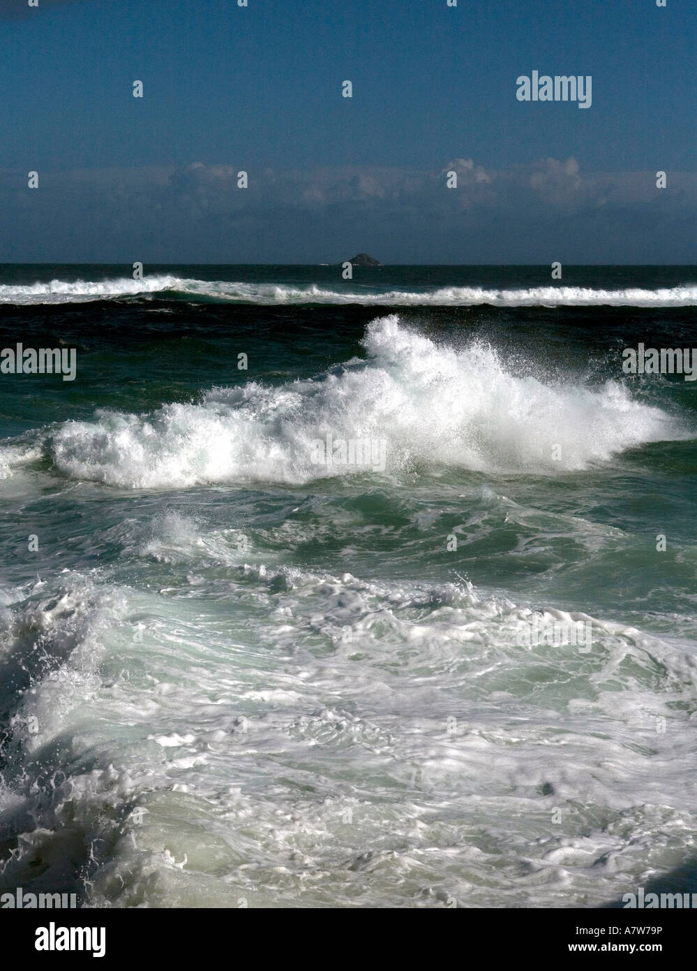 Incoming tide, driven by Atlantic storm, causes powerful tidal surge at ...