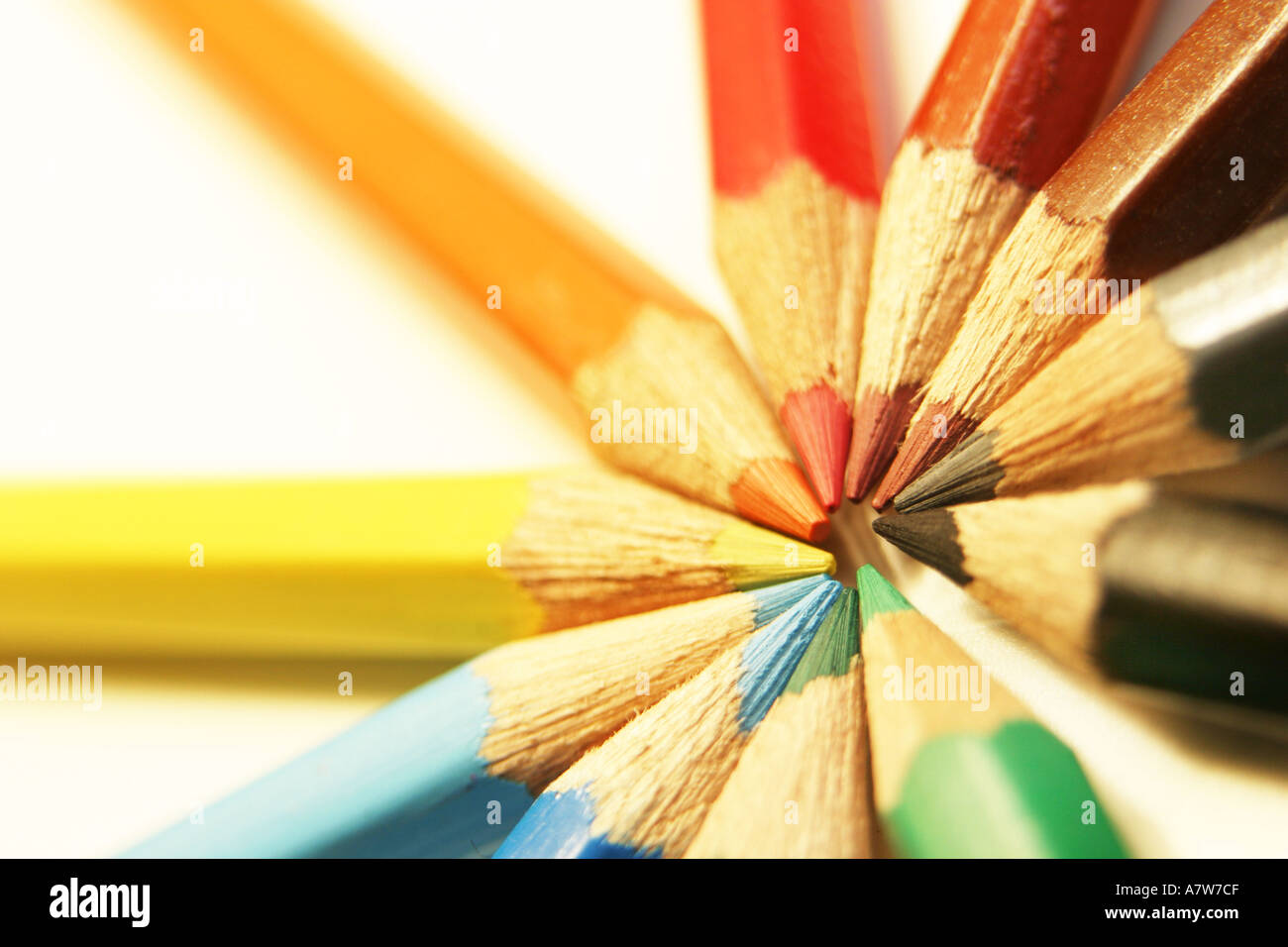 Pointing colouring pencil hi-res stock photography and images - Alamy